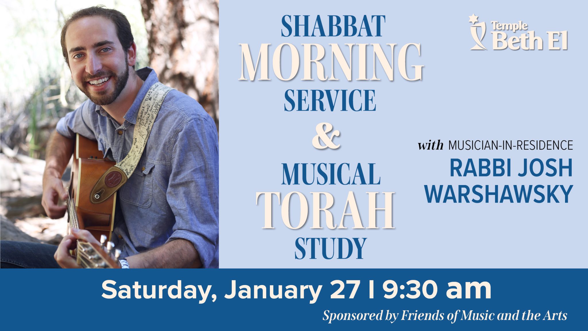 Shabbat Morning Service and Musical Torah Study with Josh Warshawsky ...