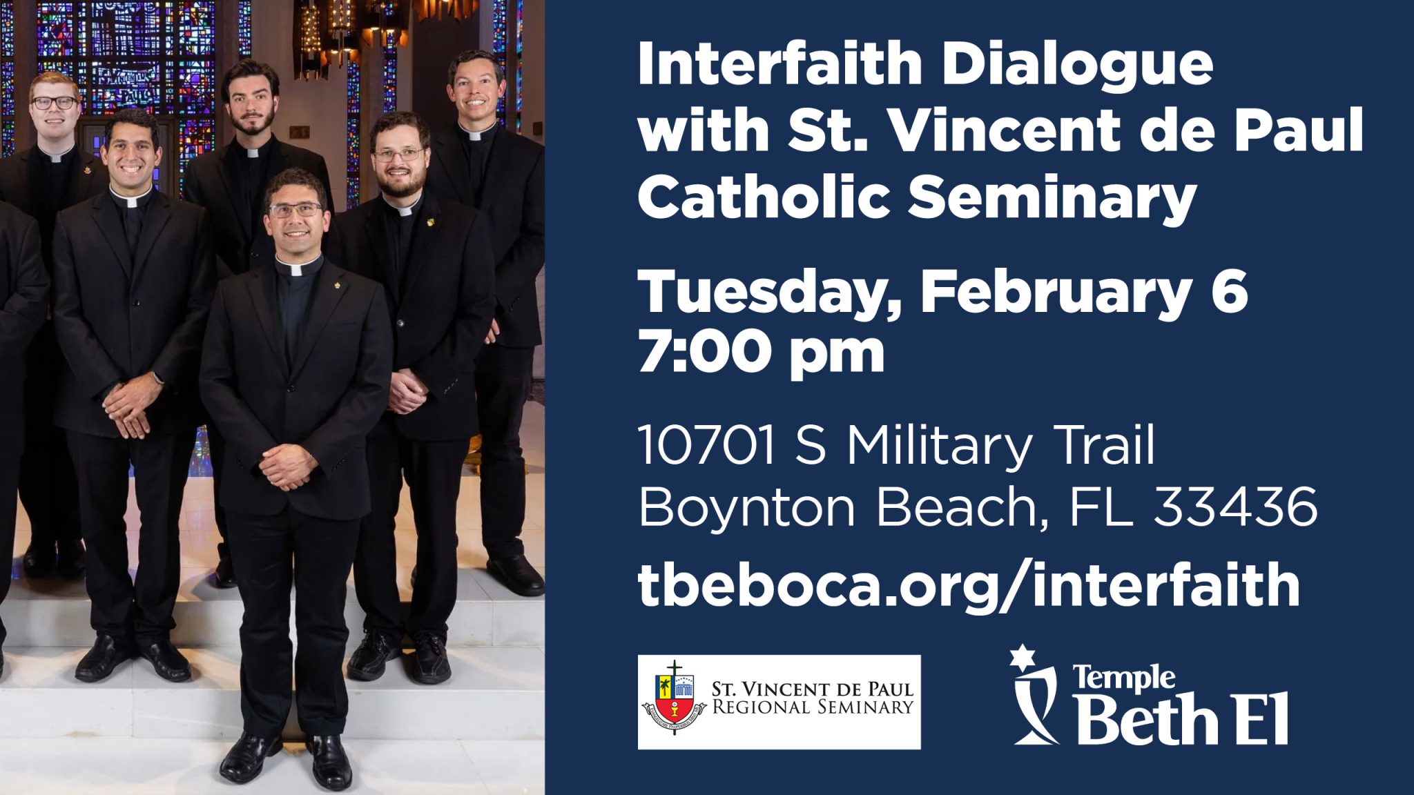 Interfaith Dialogue with St. Vincent de Paul Catholic Seminary - Temple ...