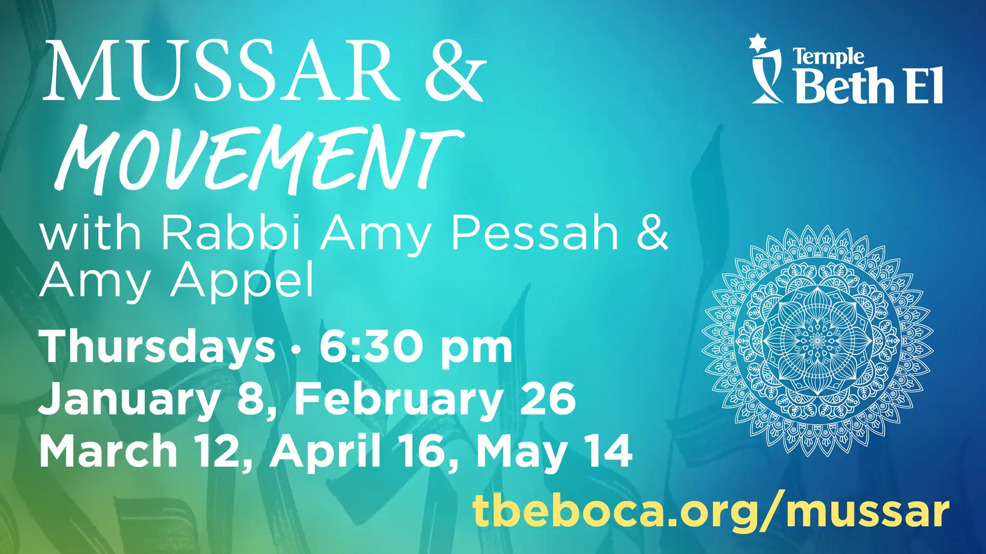 Yoga with a Twist: Integrating Mussar and Movement - Temple Beth El of ...