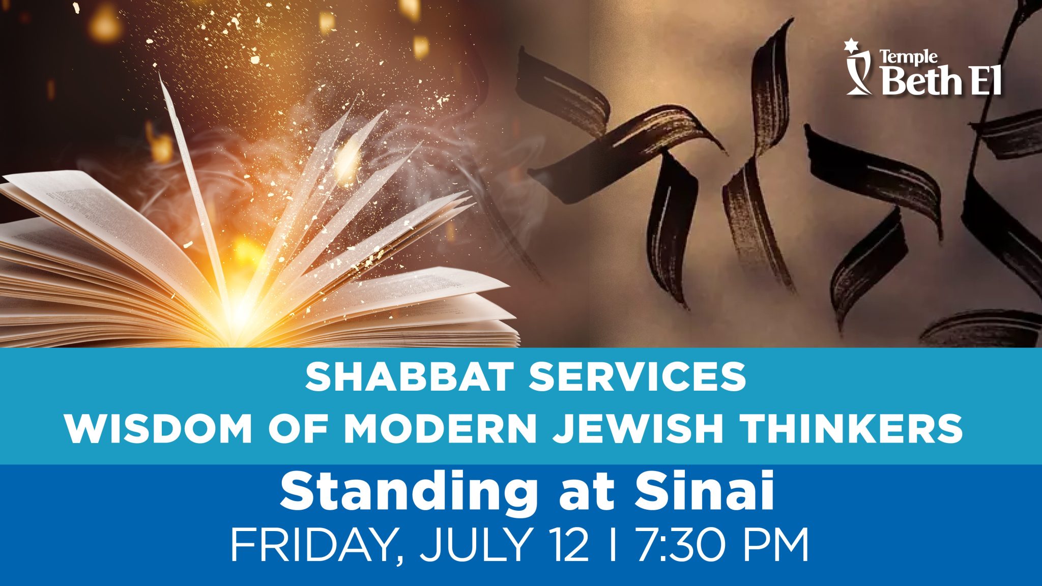 Shabbat Evening Services: Standing Again at Sinai - Temple Beth El of ...