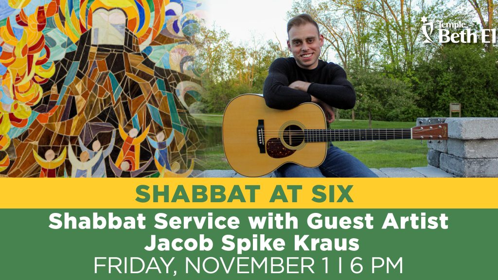 Shabbat Evening Services: Guest Artist Jacob Spike Kraus - Temple Beth ...