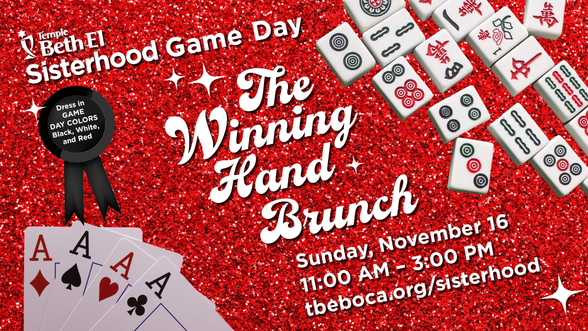 Sisterhood: The Winning Hand Game Day & Brunch - Temple Beth El of Boca ...